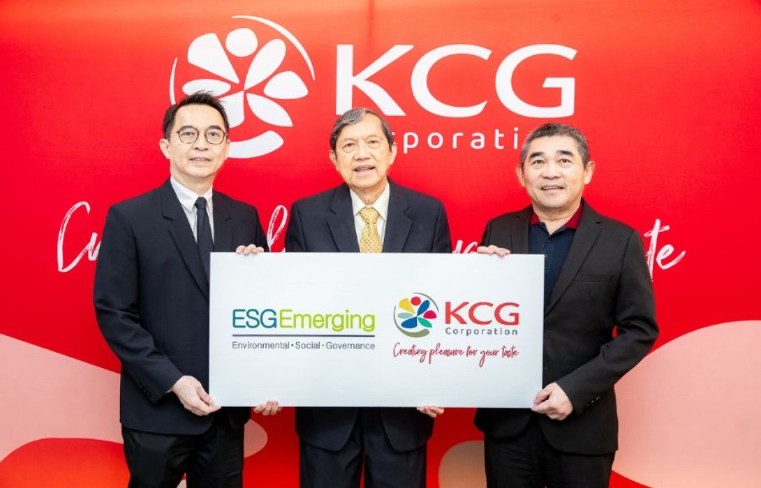 KCG ติดอันดับหลักทรัพย์กลุ่ม ESG Emerging ปี 67