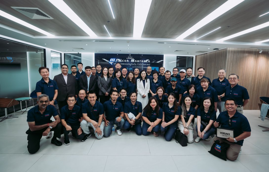 ฟอลคอนประกันภัย เปิดบ้านต้อนรับคณะผู้บริหารและตัวแทนจากบริษัท The ...